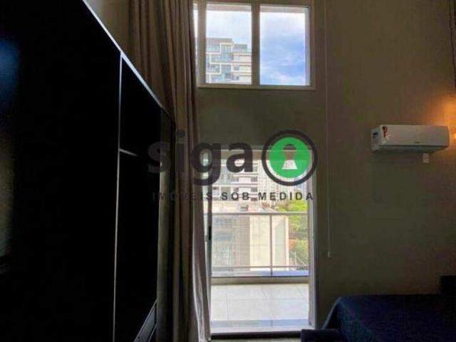 Studio a venda na Vila Olímpia, equipado e decorado com 28m2 e com vaga