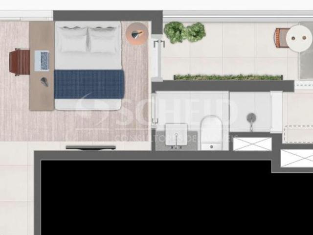 Studio á Venda na Consolação com 22m², 1 quarto