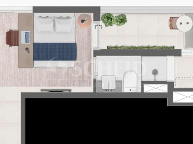 Studio á Venda na Consolação com 22m², 1 quarto