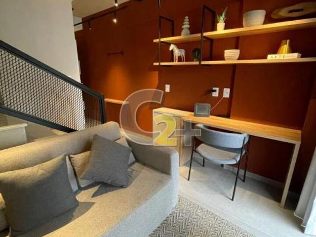 Studio á venda na Consolação mobiliado, 1 quarto, 1 suíte, sem vaga