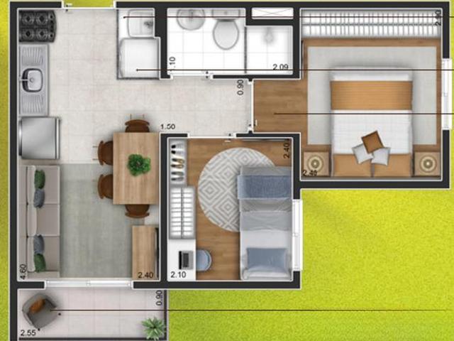 Studio à Venda na Mooca com Varanda – Lazer Completo e ao Lado do Metrô | Vila Boulevard Mooca