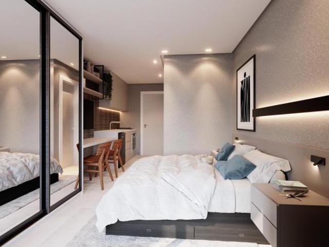 Studio à venda na planta – 20,04m² | Andar alto | Centro Cívico