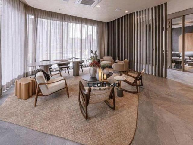Studio á venda na região Pinheiros, 44 metros privativos, 1 vaga de garagem, lazer premium