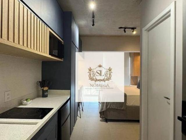 STUDIO À VENDA PARAÍSO 22,43 M2 TOTALMENTE MOBILIADO MÓV ELETRODOMÉSTIC AR COND. E LOCALIZA