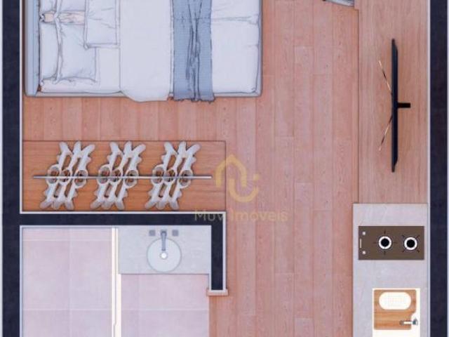 Studio à venda por R$ 176.000, próximo ao Shopping Palladium