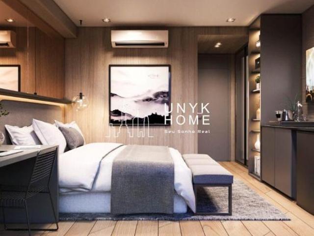 Studio à venda Sky Pinheiros, 32m² com varanda e localização privilegiada
