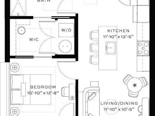 Studio Apt Lafayette West Apartments