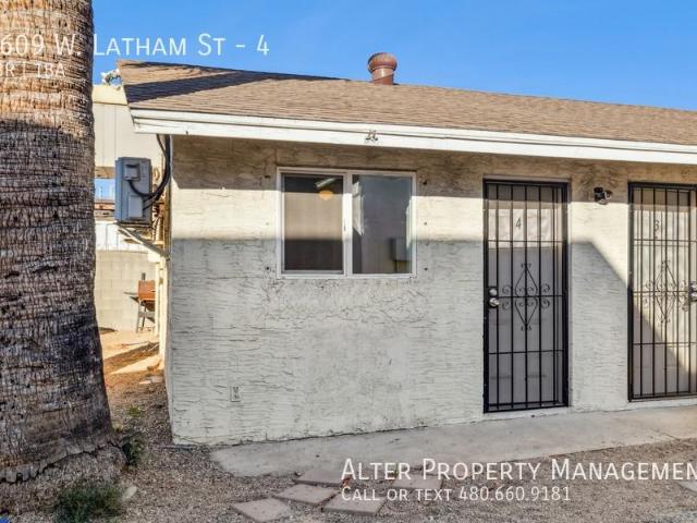 Studio Apartment for Rent at 1609 W Latham St #4, Phoenix, AZ 85007