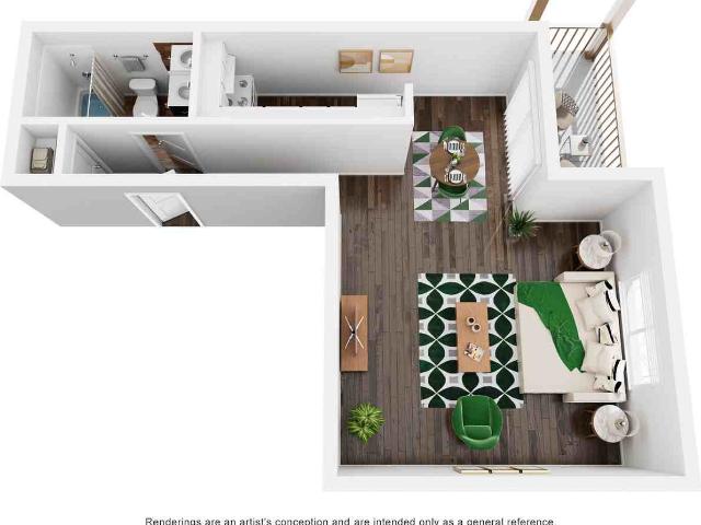 Studio Apartment for Rent at 120 S. Kingston 15 #15, Bloomington, IN 47408