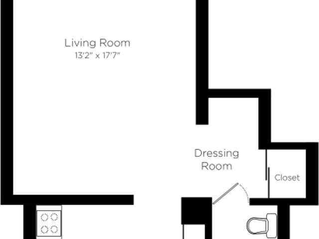 Studio Apartment for Rent at 2851 S King Dr #2 1716, Chicago, IL 60616 Douglas