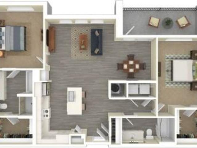 Studio Apartment for Rent at 290 Martin Luther King Jr Dr Se #2303A, Atlanta, GA 30312 Oakland