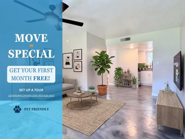 Studio Apartment for Rent at 2936 N 34th Pl #31, Phoenix, AZ 85018