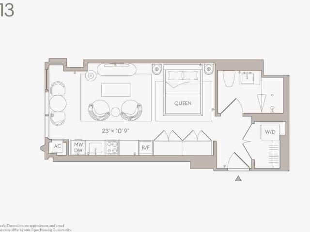 Studio Apartment for Rent at 220 N Ada St #2613, Chicago, IL 60607 Near West Side