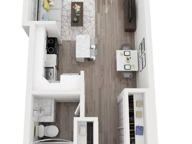 Studio Apartment for Rent at 320 W Illinois St #9123, Chicago, IL 60654 Near North Side