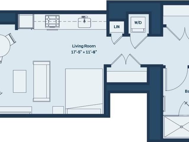 Studio Apartment for Rent at 455 E Waterside Dr #2001, Chicago, IL 60601 Loop