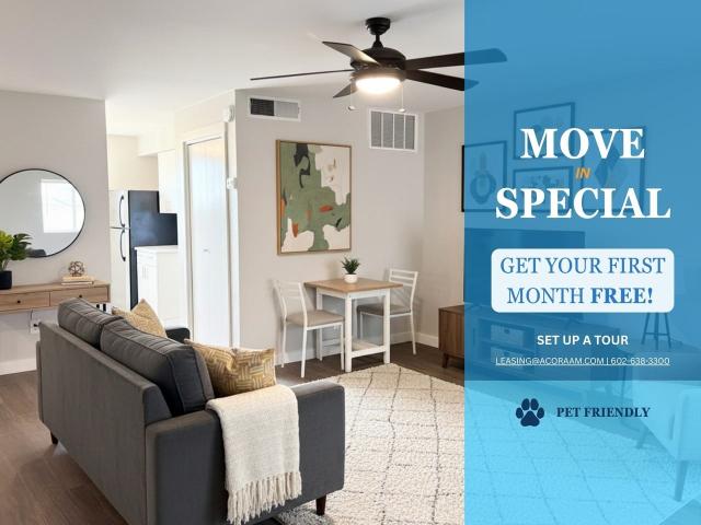 Studio Apartment for Rent at 45 E Lexington Ave #23, Phoenix, AZ 85012