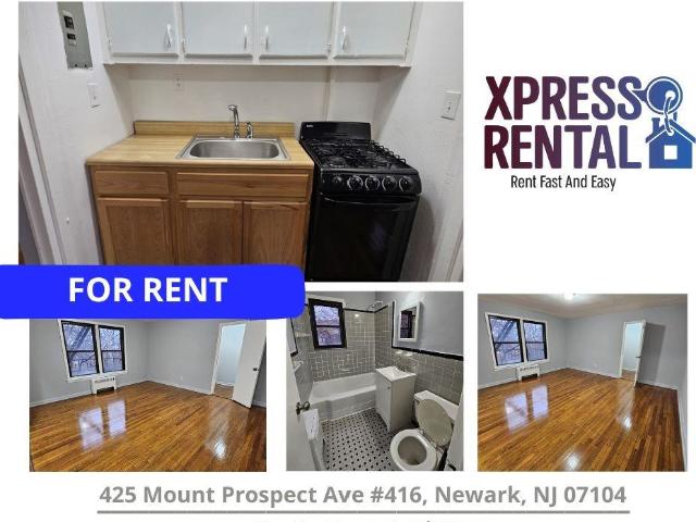 Studio Apartment for Rent at 425 Mount Prospect Avenue #416, Newark, NJ 07104 North Broadway