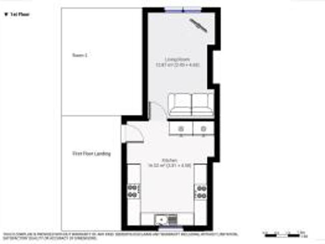 Studio apartment for rent in Crouch End Hill, Crouch End, London, N8