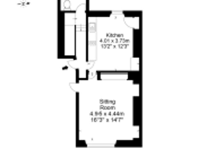 Studio apartment for rent in Daniel Street, Bath, BA2
