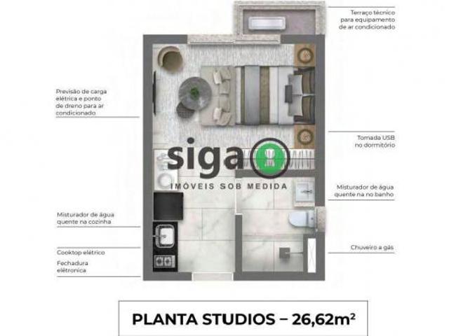 Studio do lado do metro, condição de compra facilitada