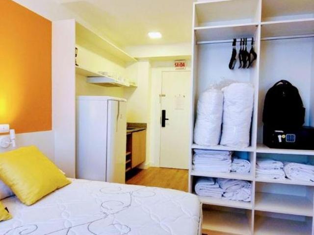Studio de 17 m², c/vaga de garagem livre e demarcada, à venda, a 200 metros do Shopping Palladium