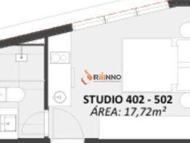 Studio de 17 m² no bairro Batel