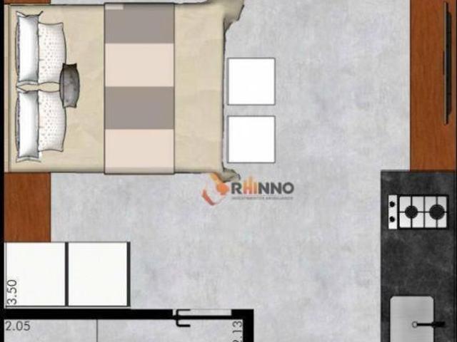 Stúdio de 20,85m² no bairro Cabral