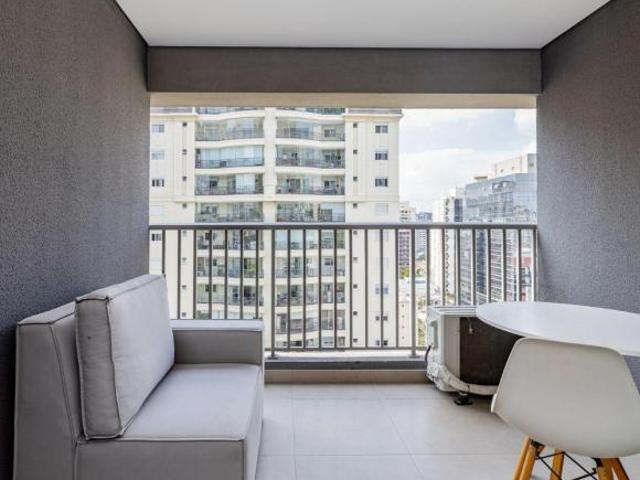 Studio de 28 m2 mobiliado e pronto para morar em Moema, um dos bairros mais valorizados de São Paul