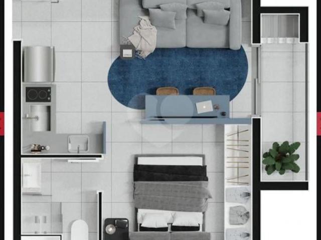 Studio de 29m² a venda no Água Verde