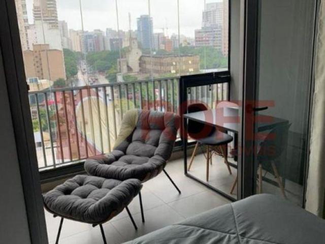 Studio de 30m² com lazer localizado próximo ao metrô e Av. Paulsita