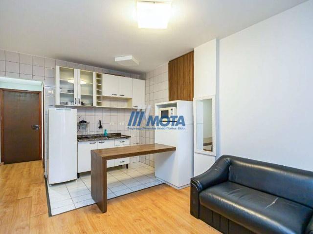 Studio de 34 m² na Desembargador Motta Batel Curitiba PR, à venda por R$ 340.000 ou aluguel por R$ 1.900/mês