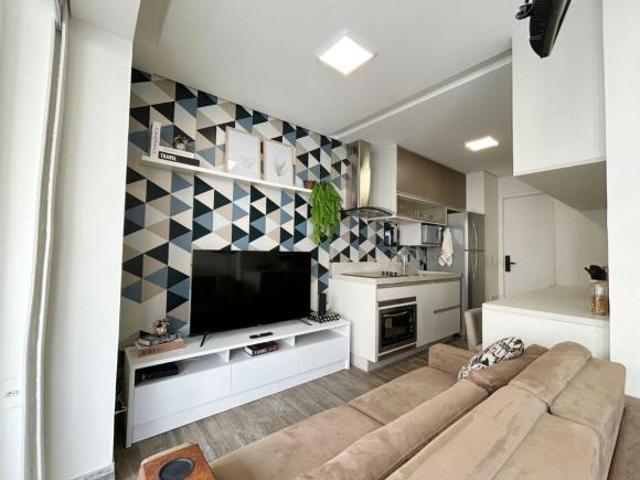 Studio de 36 m² com 1 quarto, 1 vaga e deposito privativo à venda em Brooklin Paulista