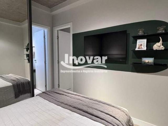 Studio de 41m² lindo e aconchegante com 1 Quarto e Lazer no Rooftop na Av. do Contorno px Área hospi