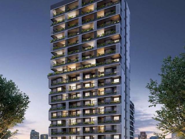 Studio de alto padrão em condomínio exclusivo em Moema, São Paulo SP: 1 suíte, 1 banheiro, 29,22m² d