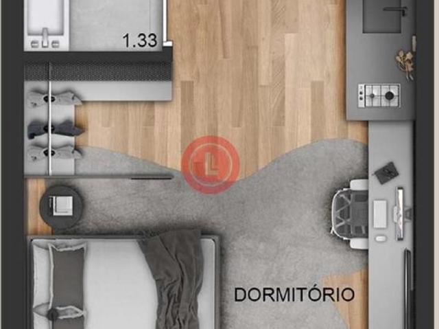 Studio de alto padrão em condomínio exclusivo em Moema, São Paulo SP: 1 quarto, 1 sala, 1 banheiro