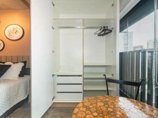 Studio de Alto Padrão no Brooklin | 25m² Mobiliado