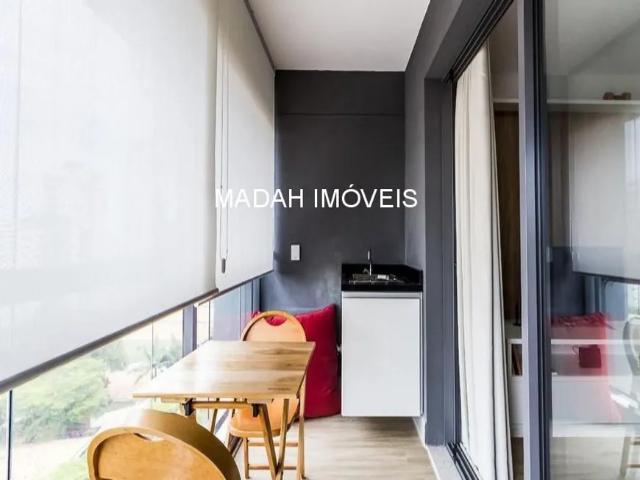 Studio de Luxo à Venda em Condomínio Exclusivo na Vila Madalena, São Paulo SP: 1 Quarto, 1 Sala, 1 B