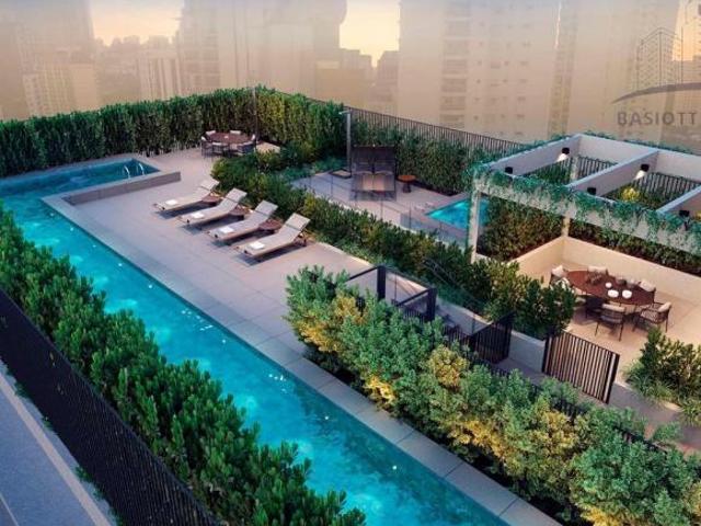 Studio de Luxo no Brooklin Paulista, São Paulo SP: 1 Quarto, 1 Sala, 1 Banheiro, 30m² de Pura Sofist