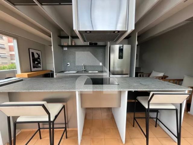 Studio decorado em Pinheiros
