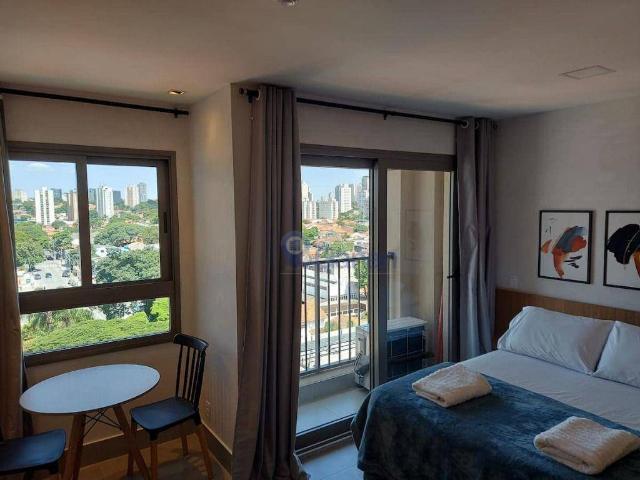 Studio em Campo Belo, São Paulo/SP de 23m² 1 quartos para locação R$ 3.000,00/mes