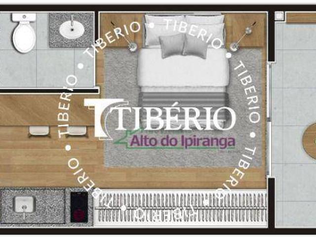 Studio em Campo Belo, São Paulo/SP de 24m² 1 quartos à venda por R$ 429.900,00