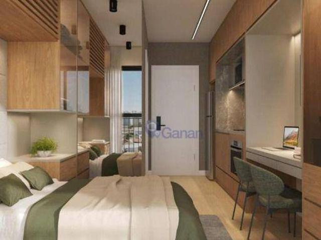 Studio em Centro, Curitiba/PR de 18m² 1 quartos à venda por R$ 293.000,00
