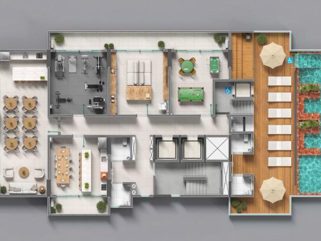 Studio em Centro, São Vicente/SP de 38m² 1 quartos à venda por R$ 363.644,00
