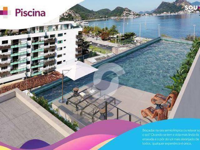 Studio em Charitas, Niterói/RJ de 35m² 1 quartos à venda por R$ 579.000,00