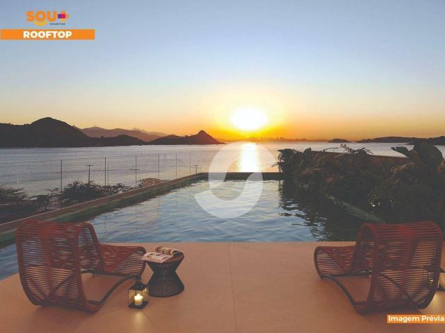Studio em Charitas, Niterói/RJ de 33m² 1 quartos à venda por R$ 579.900,00