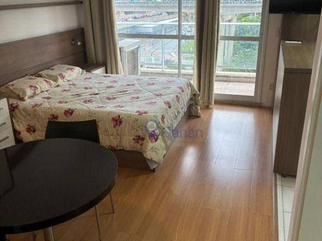 Studio em Brooklin Paulista, São Paulo/SP de 40m² 1 quartos para locação R$ 2.600,00/mes