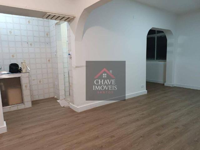Studio em Embaré, Santos/SP de 38m² 1 quartos à venda por R$ 379.000,00
