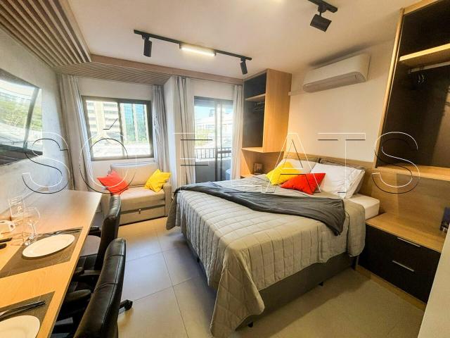 Studio em Indianópolis, São Paulo/SP de 29m² 1 quartos para locação R$ 5.533,00/mes