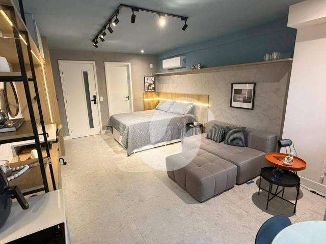 Studio em Icaraí, Niterói/RJ de 31m² 1 quartos à venda por R$ 599.000,00