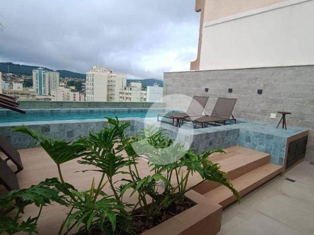 Studio em Icaraí, Niterói/RJ de 35m² 1 quartos à venda por R$ 459.000,00